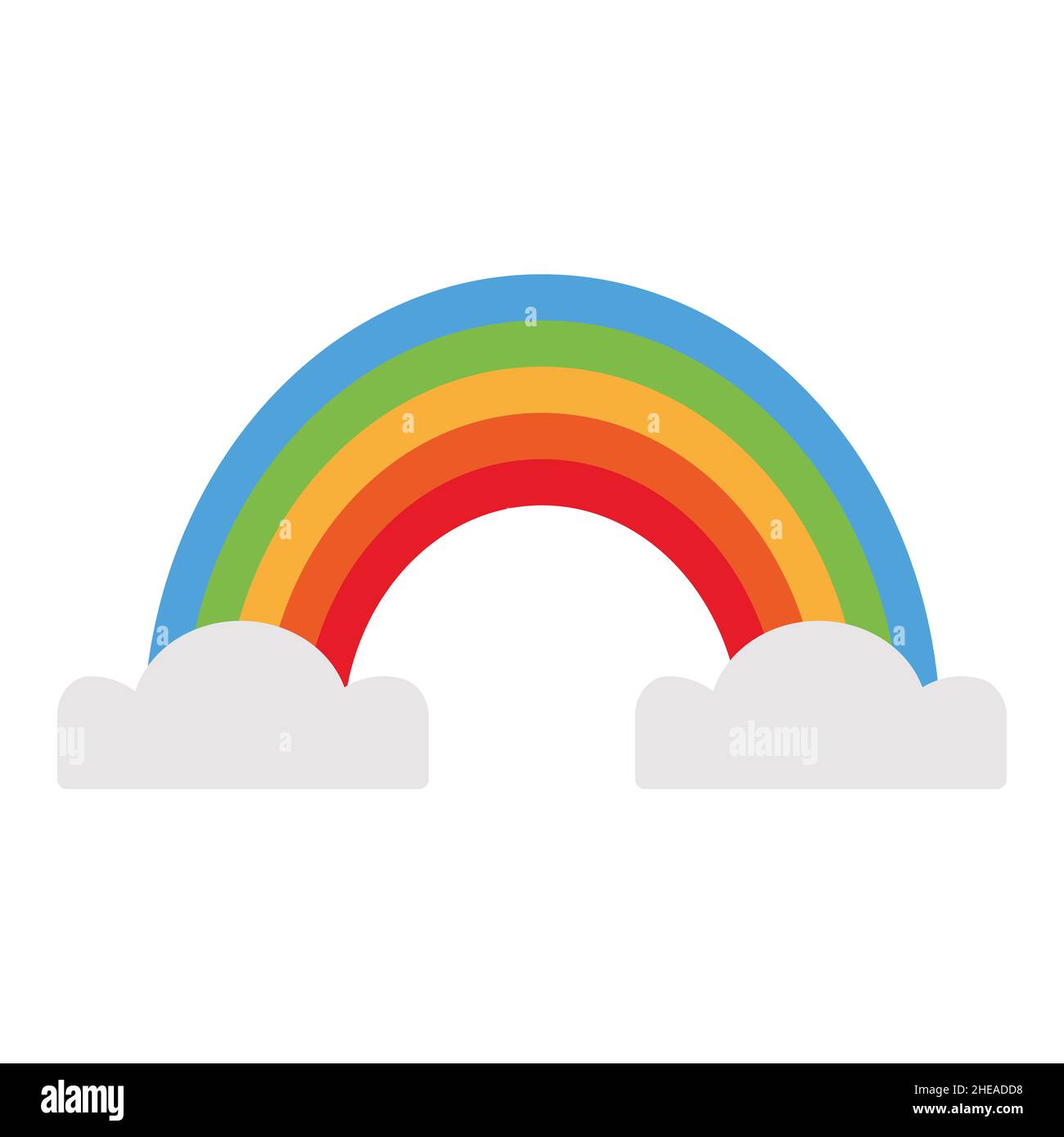 Rainbow illustration hi-res stock photography and images - Alamy