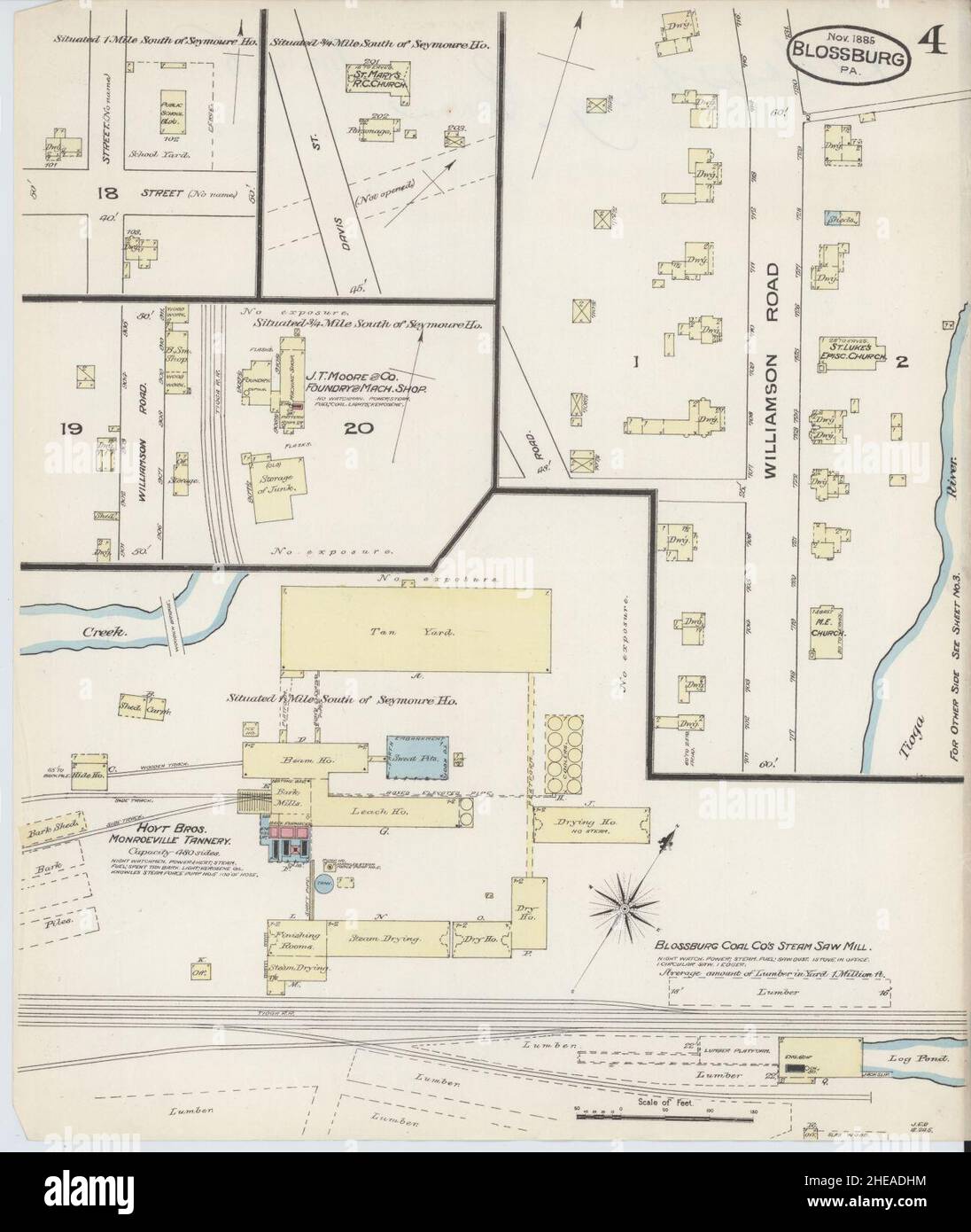 Sanborn Fire Insurance Map from Blossburg, Tioga County, Pennsylvania ... Sanborn Fire Insurance Map from Blossburg, Tioga County, Pennsylvania ...