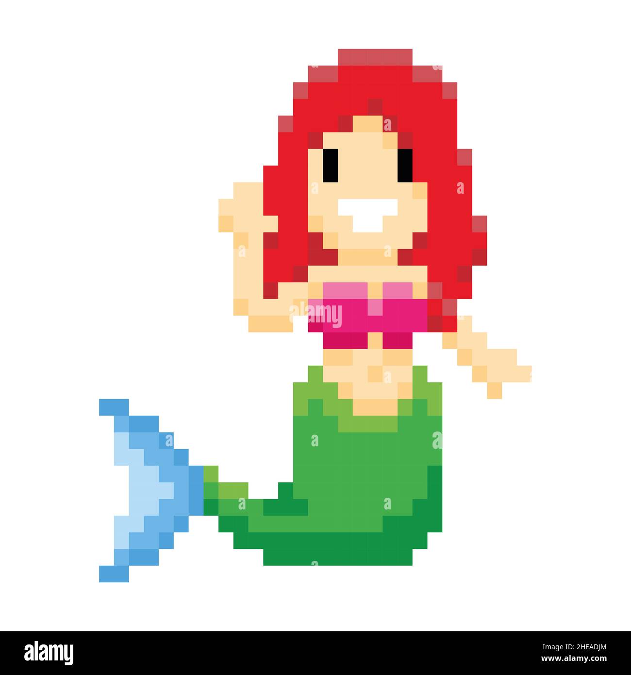 Pixel art image Cut Out Stock Images & Pictures - Alamy