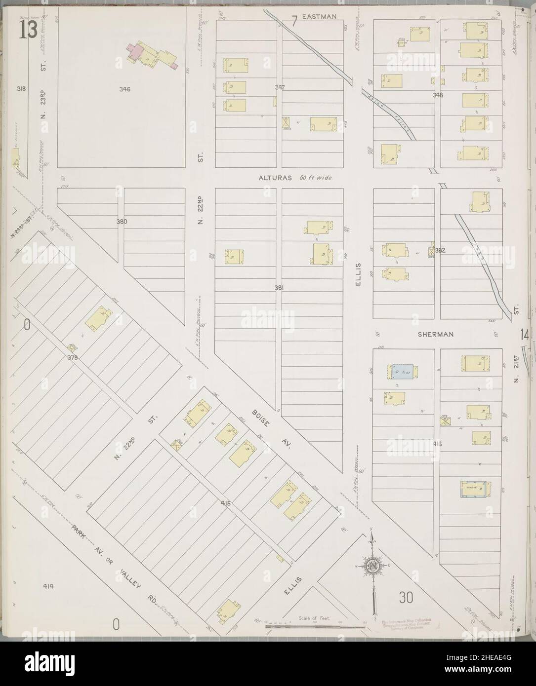 Idaho fire map hi-res stock photography and images - Alamy