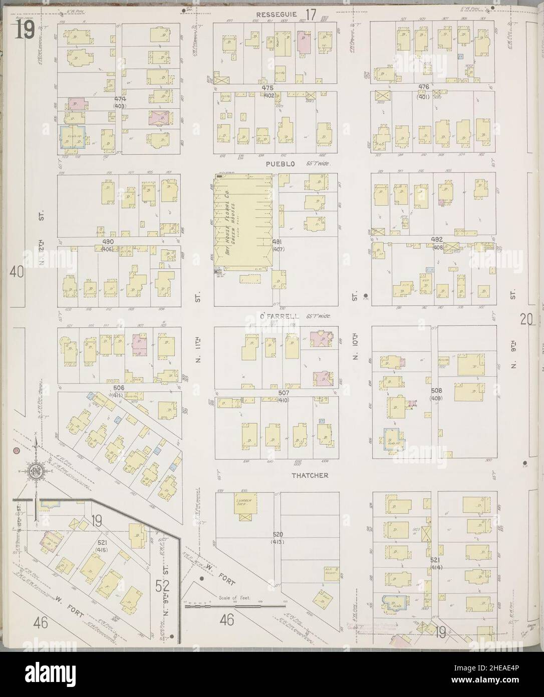 Idaho fire map hi-res stock photography and images - Alamy