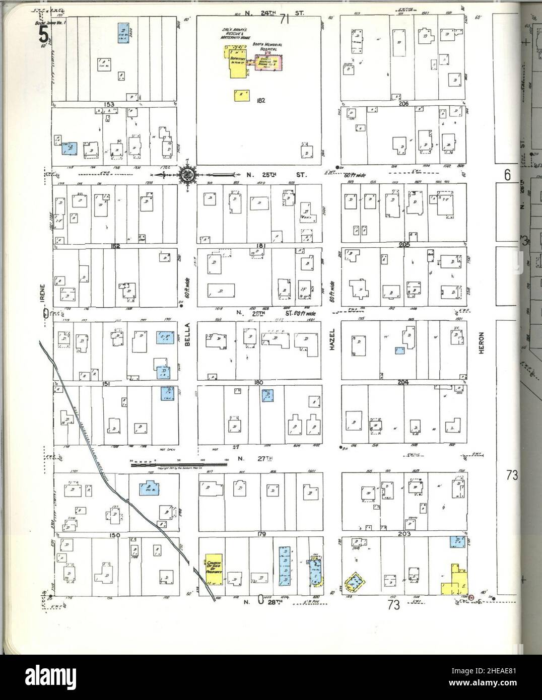 Idaho fire map hi-res stock photography and images - Alamy