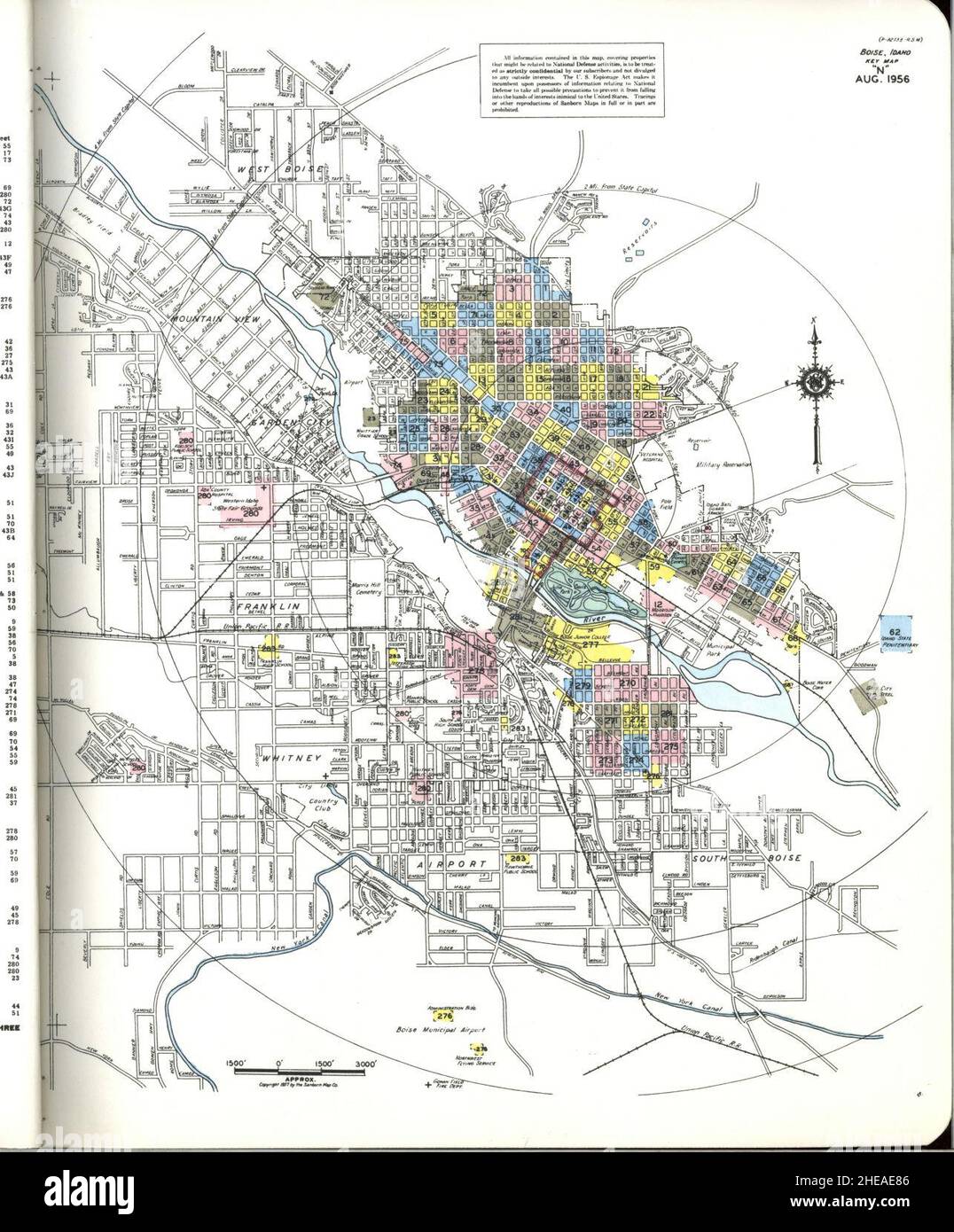 Idaho fire map hi-res stock photography and images - Alamy