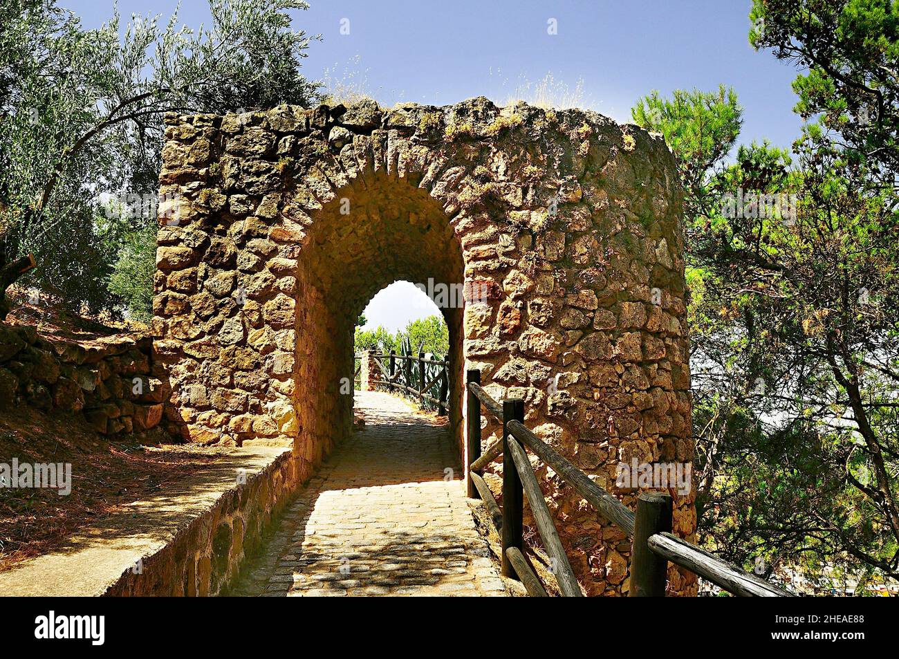 Ruins of the Arab Castle of Vilchez, Jaen Stock Photo - Alamy