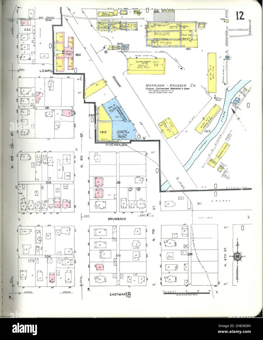 Idaho fire map hi-res stock photography and images - Alamy
