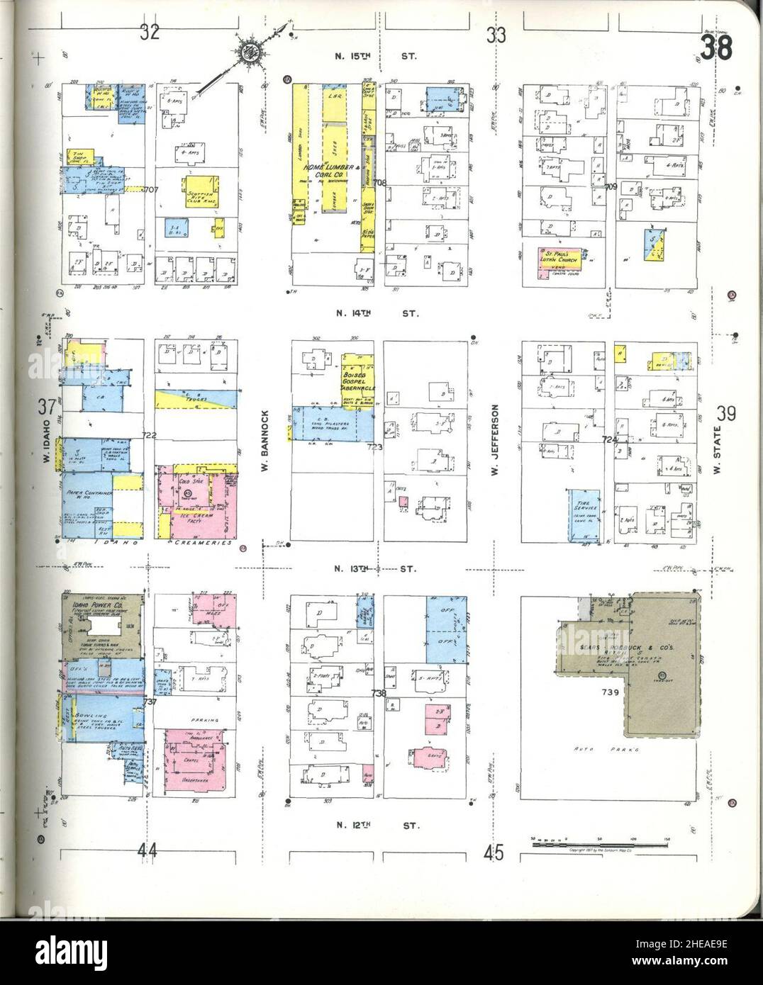Ada county map hi-res stock photography and images - Alamy