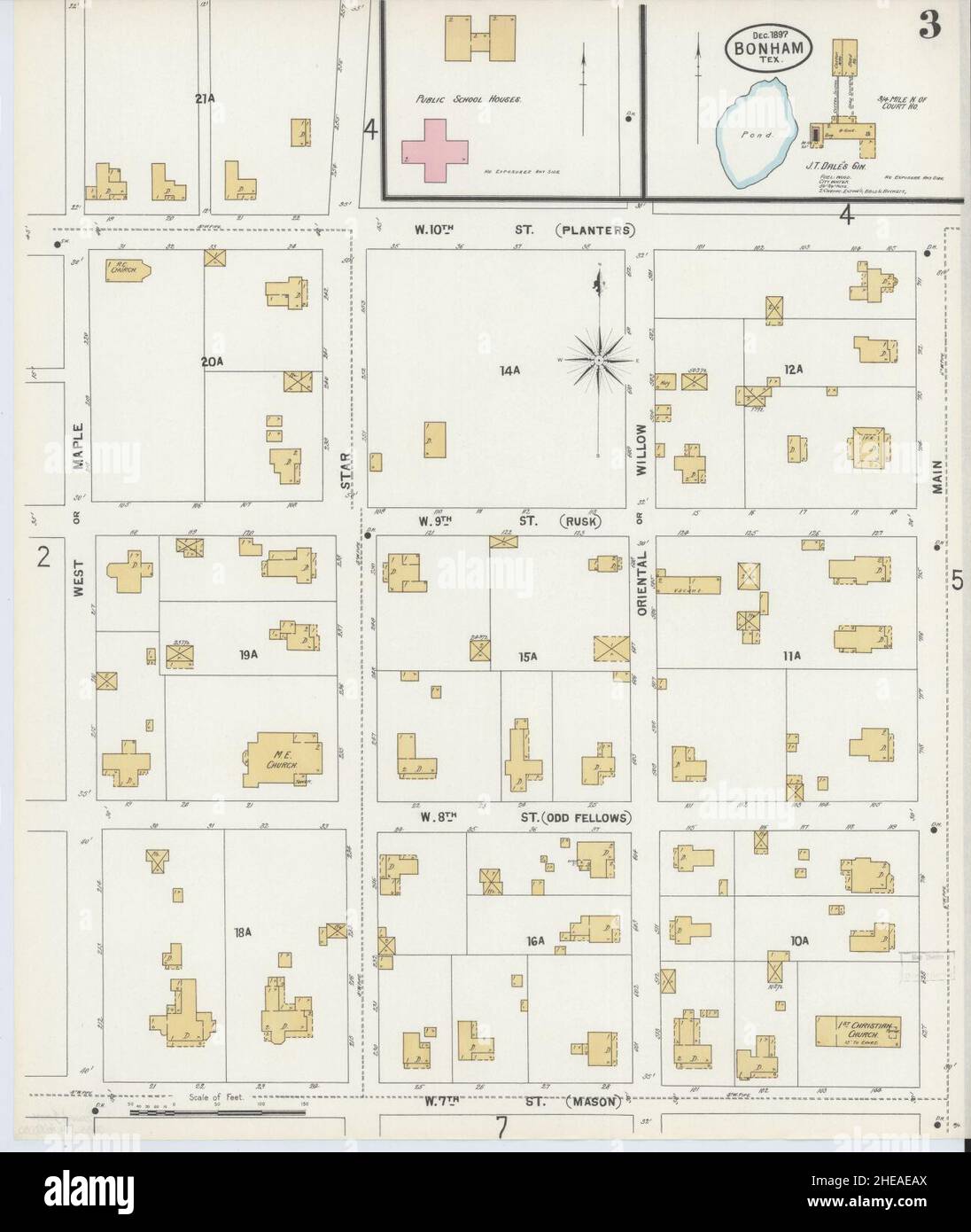 Fannin county map hi-res stock photography and images - Alamy