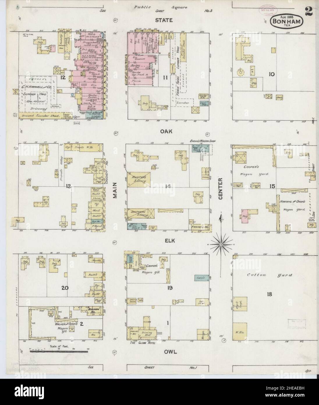 Fannin county map hi-res stock photography and images - Alamy
