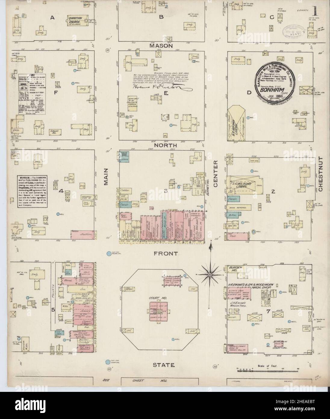 Fannin county map hi-res stock photography and images - Alamy
