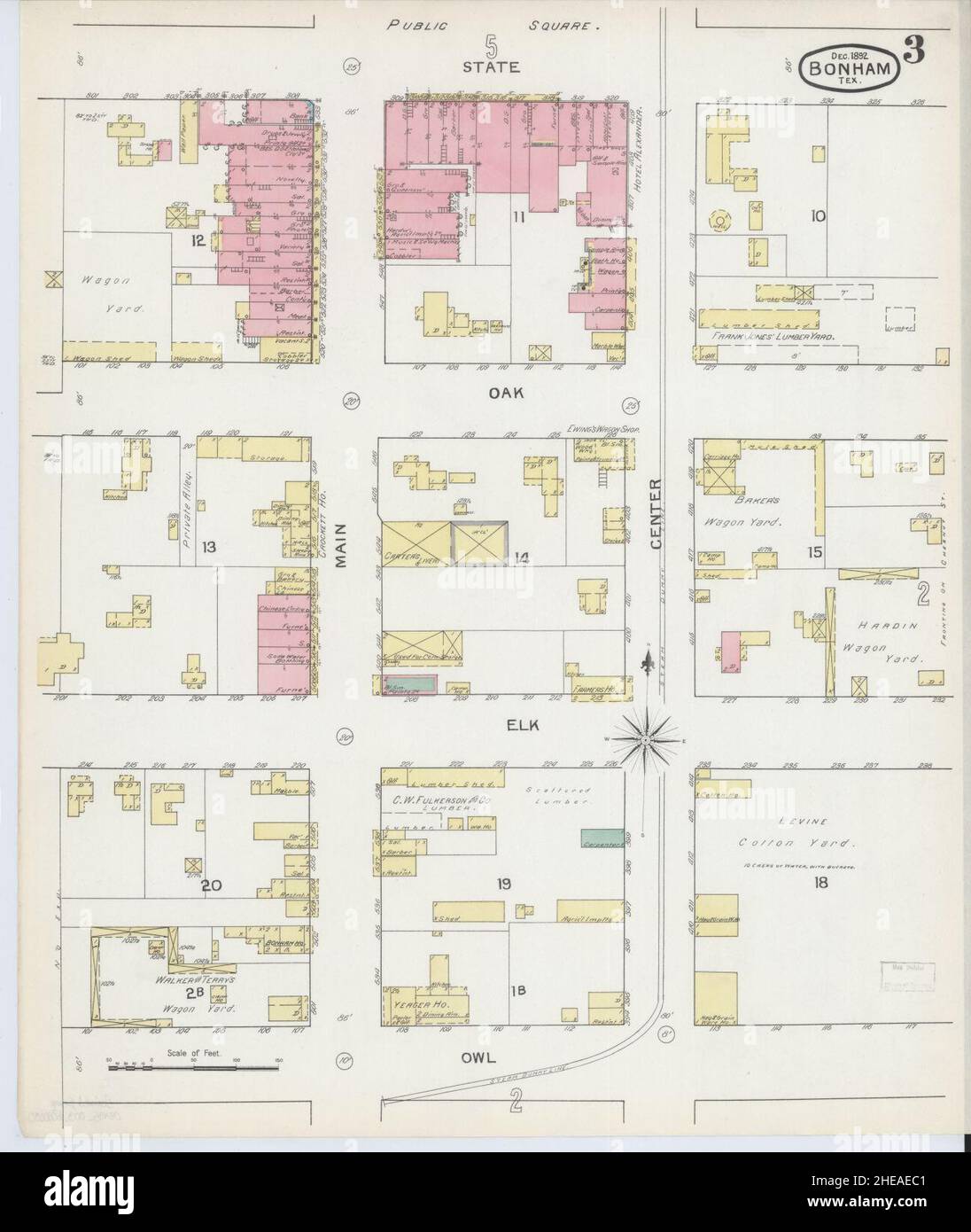 Fannin county map hi-res stock photography and images - Alamy