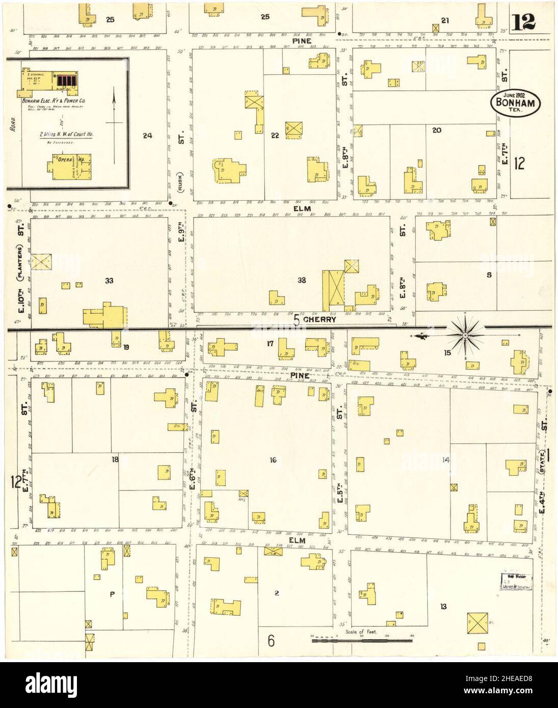 Map of fannin hi-res stock photography and images - Alamy