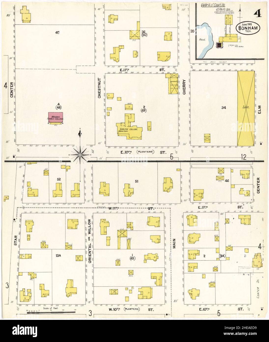 Fannin county map hi-res stock photography and images - Alamy