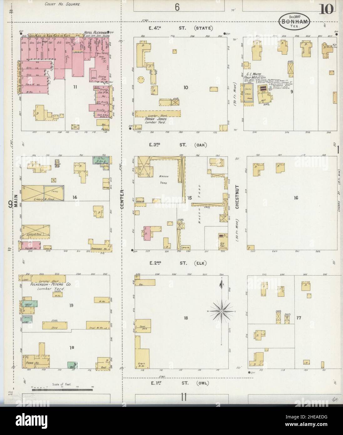 Fannin county map hi-res stock photography and images - Alamy