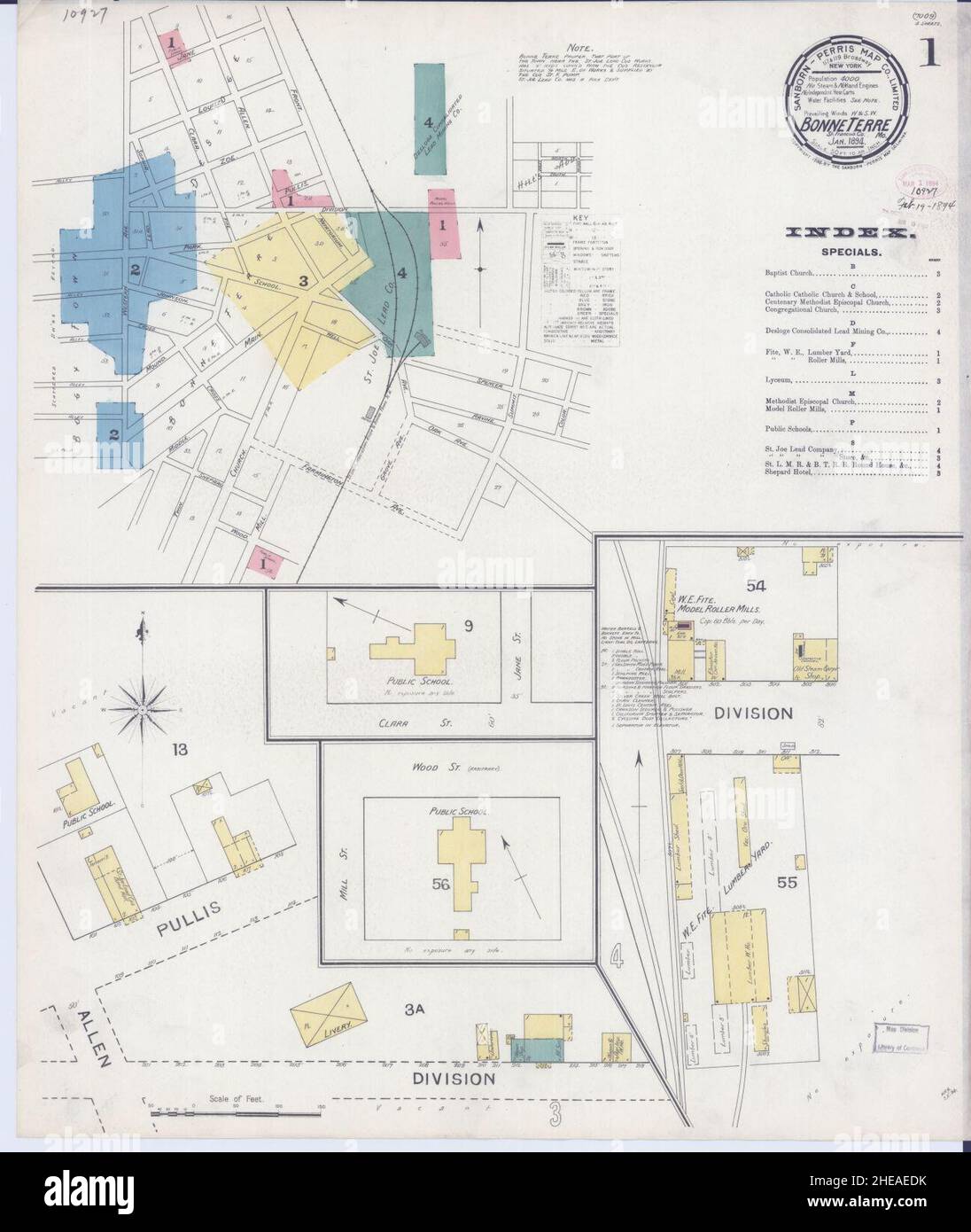 Map of bonne terre hi-res stock photography and images - Alamy