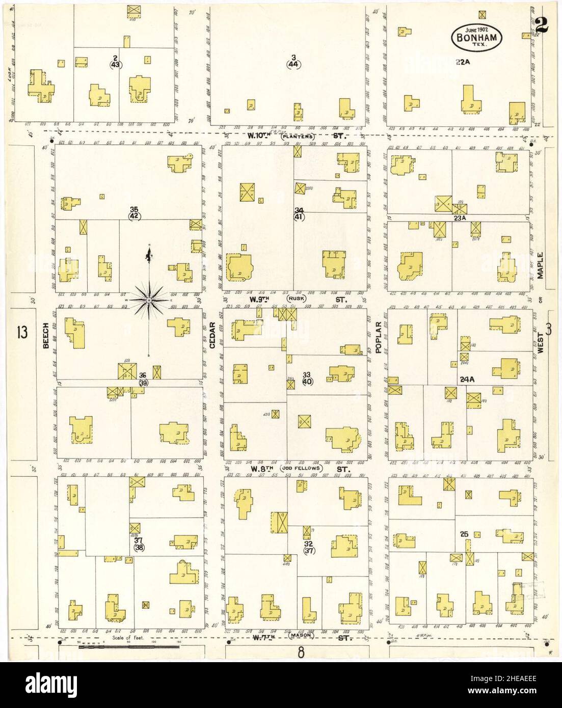 Fannin county map hi-res stock photography and images - Alamy