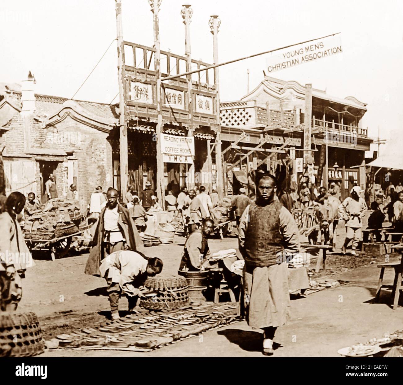 A YMCA in China, early 1900s Stock Photo - Alamy