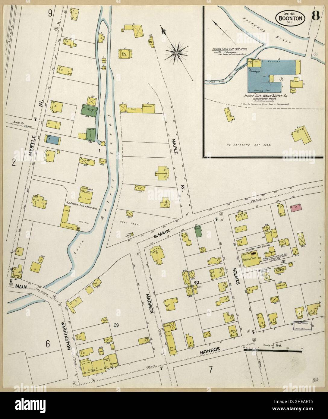 Sanborn Fire Insurance Map from Boonton, Morris County, New Jersey ...