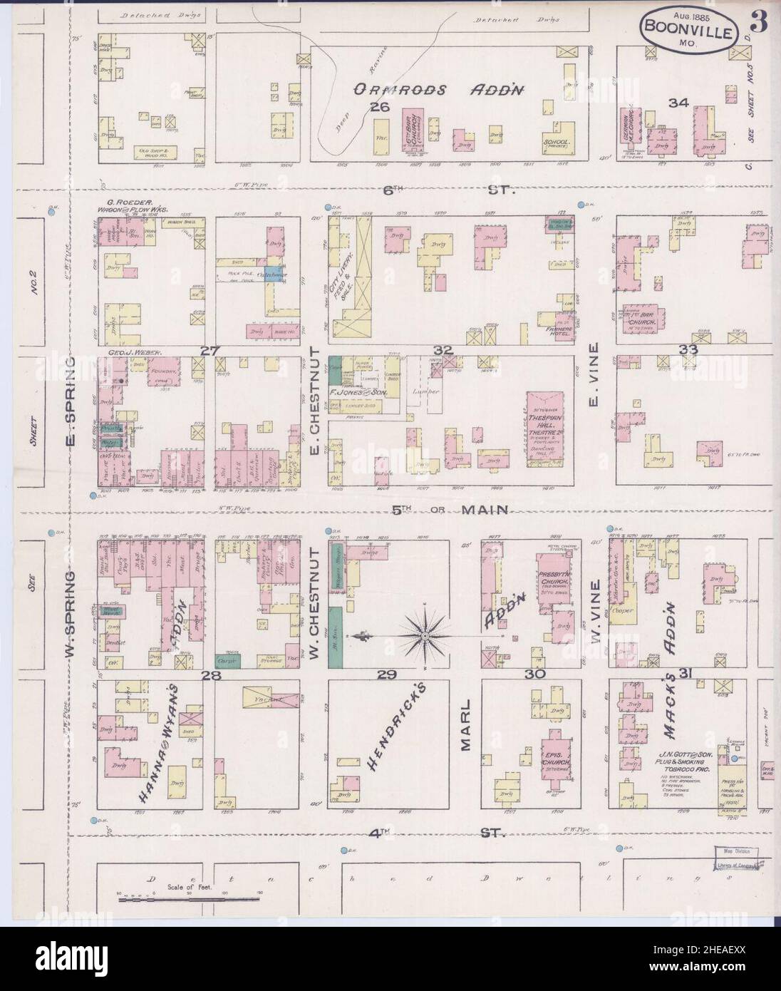 Map of boonville hi-res stock photography and images - Alamy