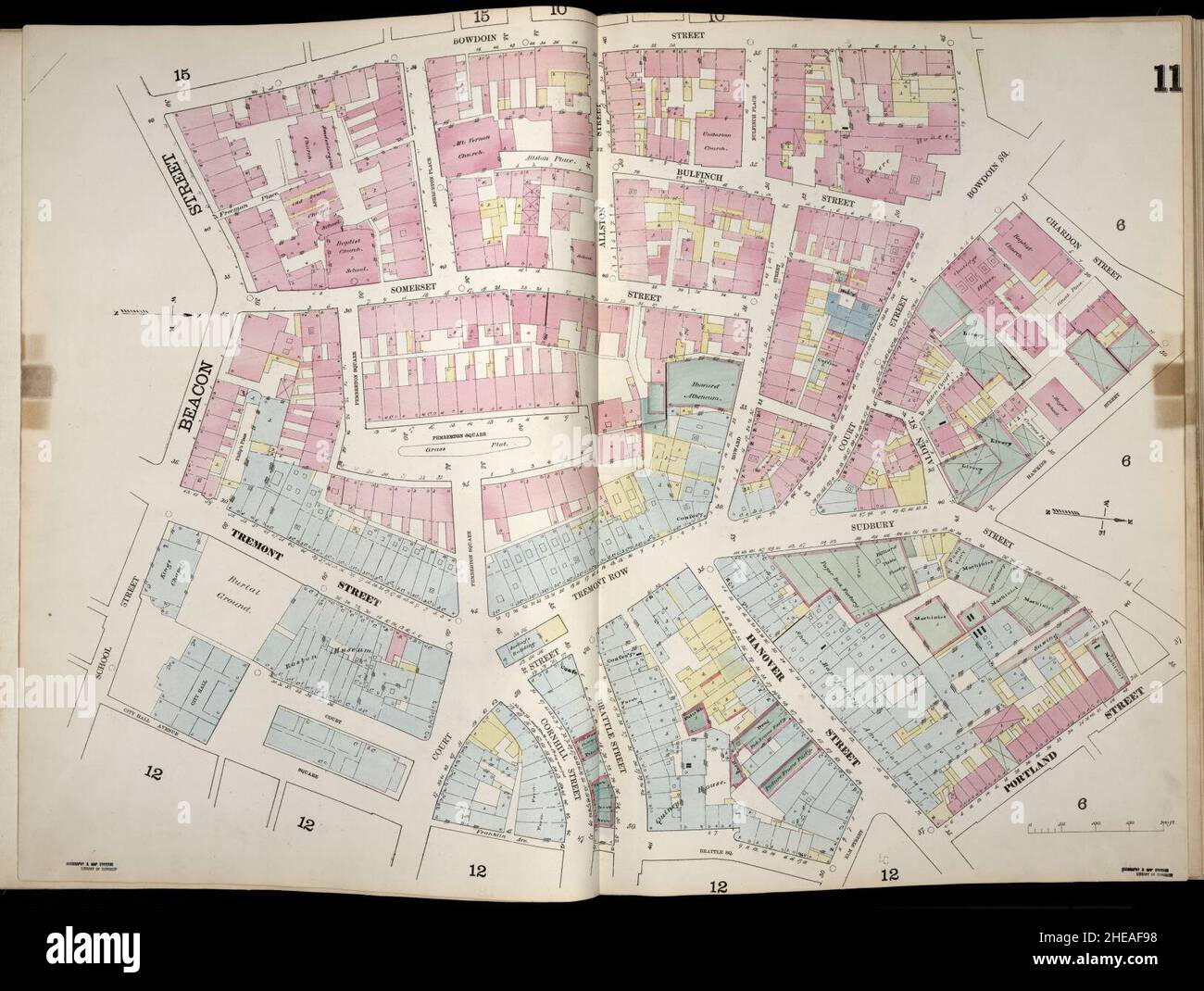Sanborn Fire Insurance Map from Boston, Suffolk County, Massachusetts ...