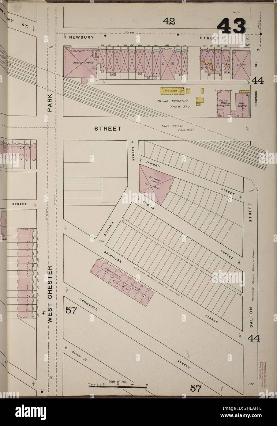 Sanborn Fire Insurance Map from Boston, Suffolk County, Massachusetts ...