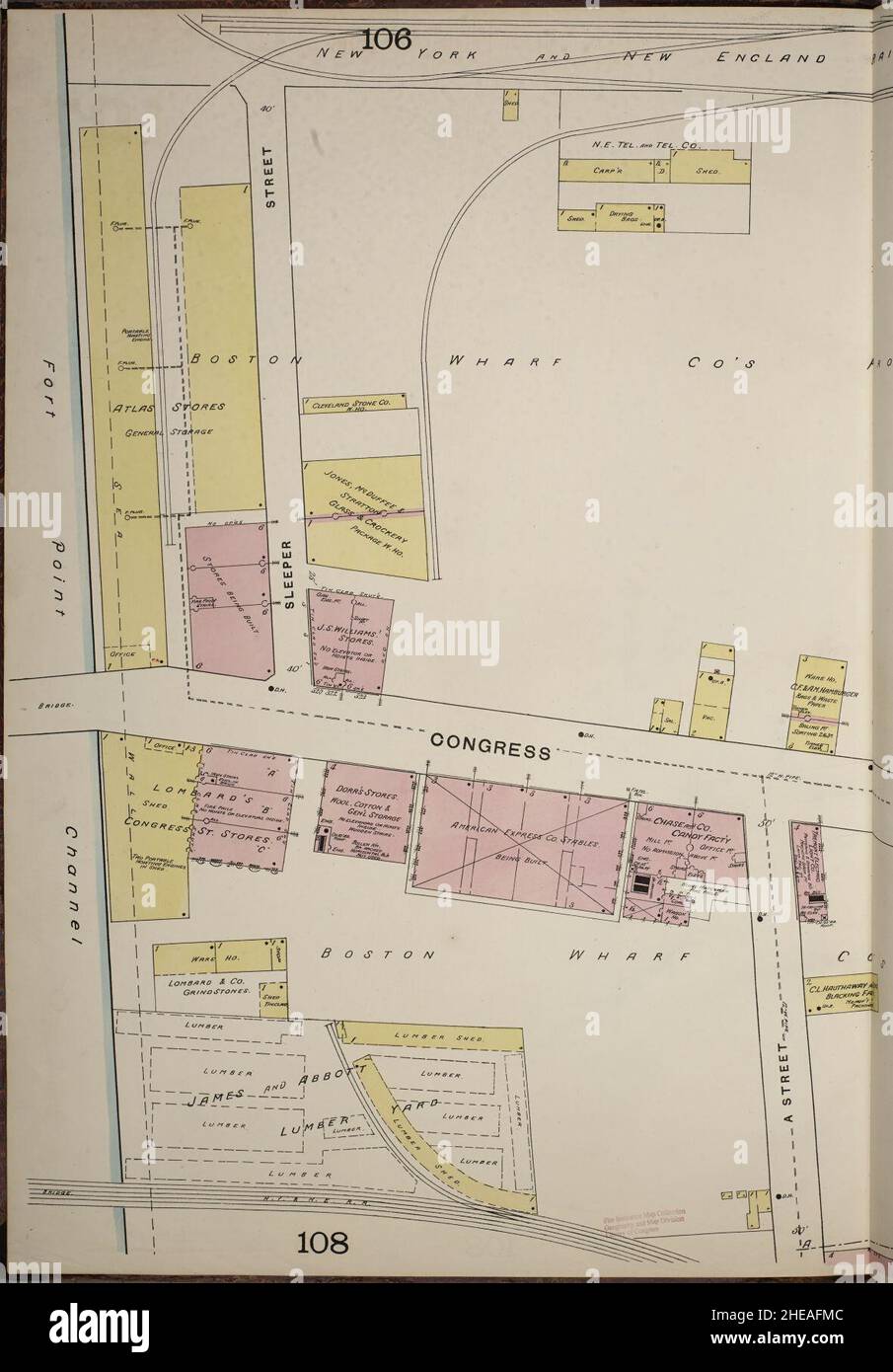 Sanborn Fire Insurance Map from Boston, Suffolk County, Massachusetts ...