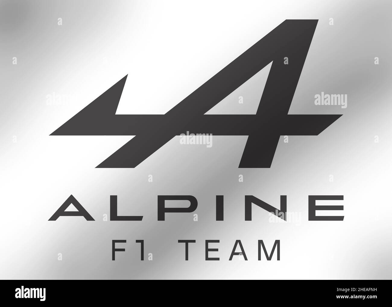 Alpine team logo Stock Photo - Alamy