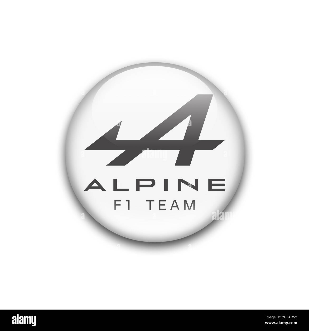 Alpine team logo Stock Photo - Alamy