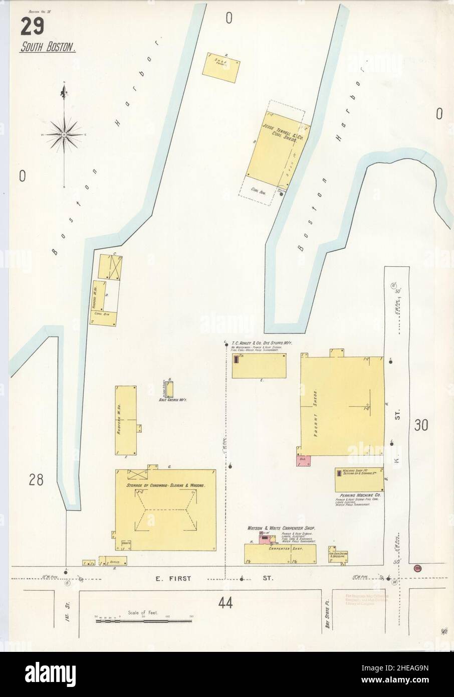 Sanborn Fire Insurance Map from Boston, Suffolk County, Massachusetts ...