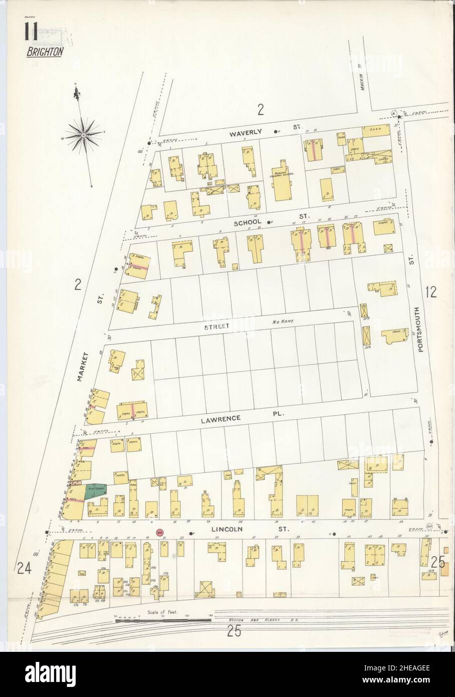 Sanborn Fire Insurance Map from Boston, Suffolk County, Massachusetts ...