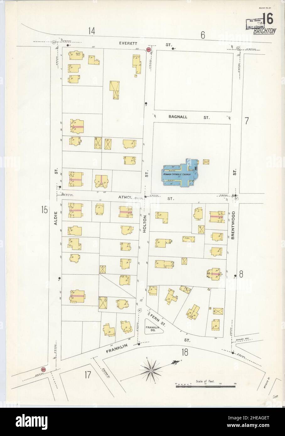 Sanborn Fire Insurance Map from Boston, Suffolk County, Massachusetts ...