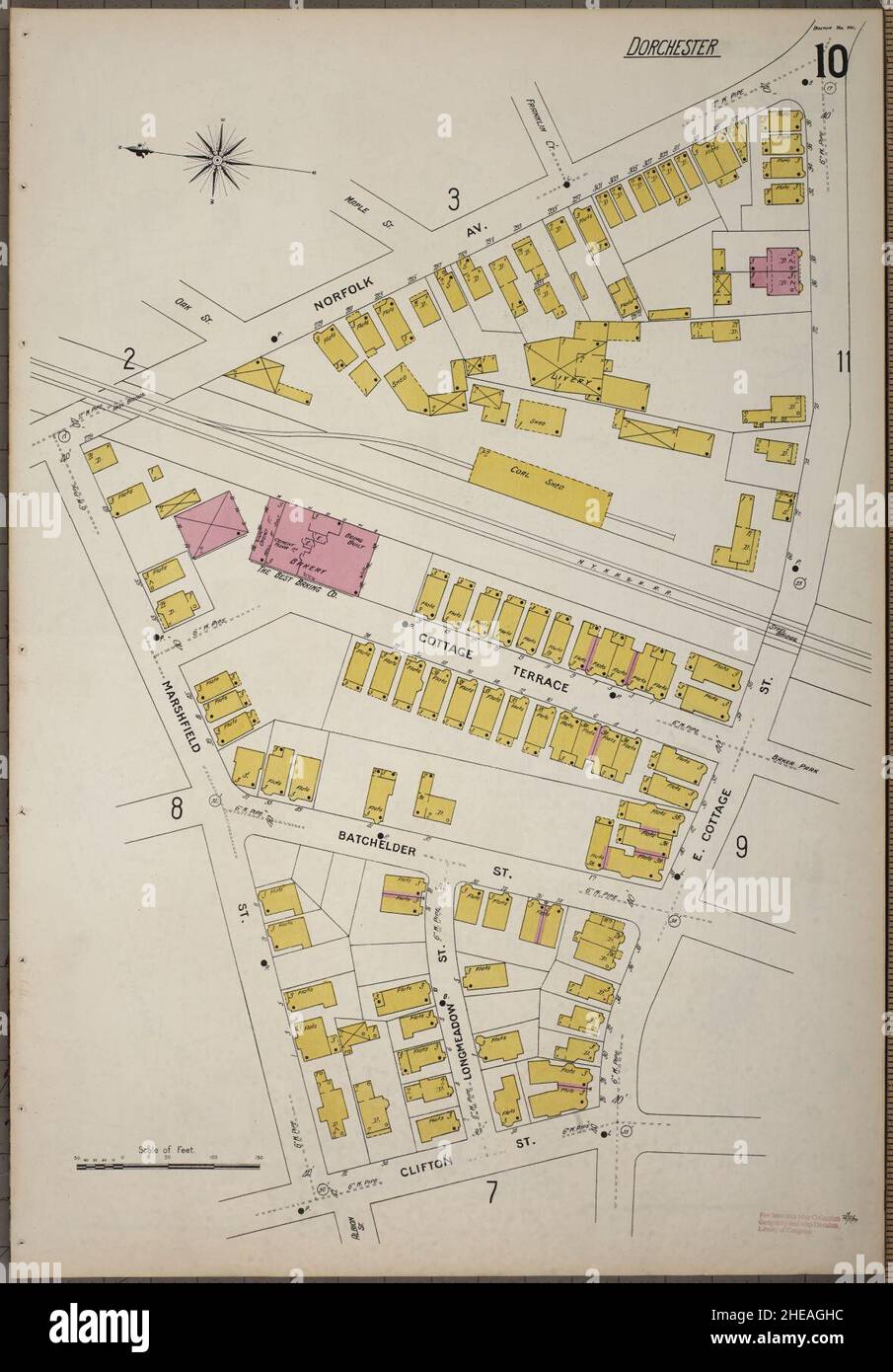 Sanborn Fire Insurance Map from Boston, Suffolk County, Massachusetts ...