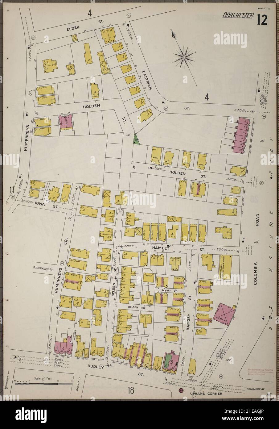 Sanborn Fire Insurance Map from Boston, Suffolk County, Massachusetts ...