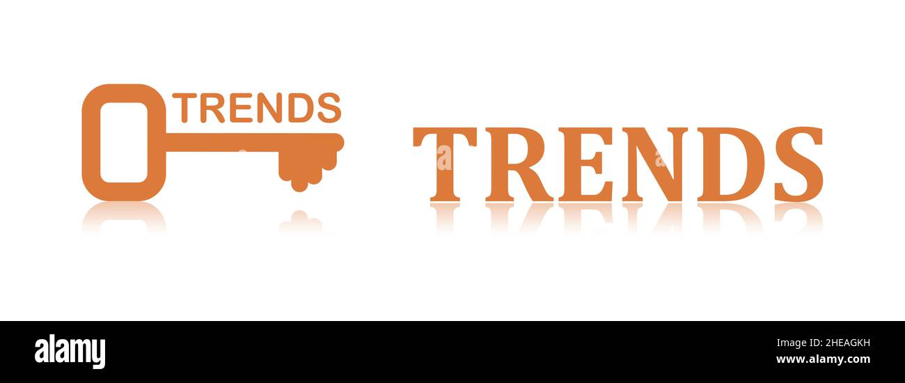 Illustration of a trends concept Stock Photo - Alamy