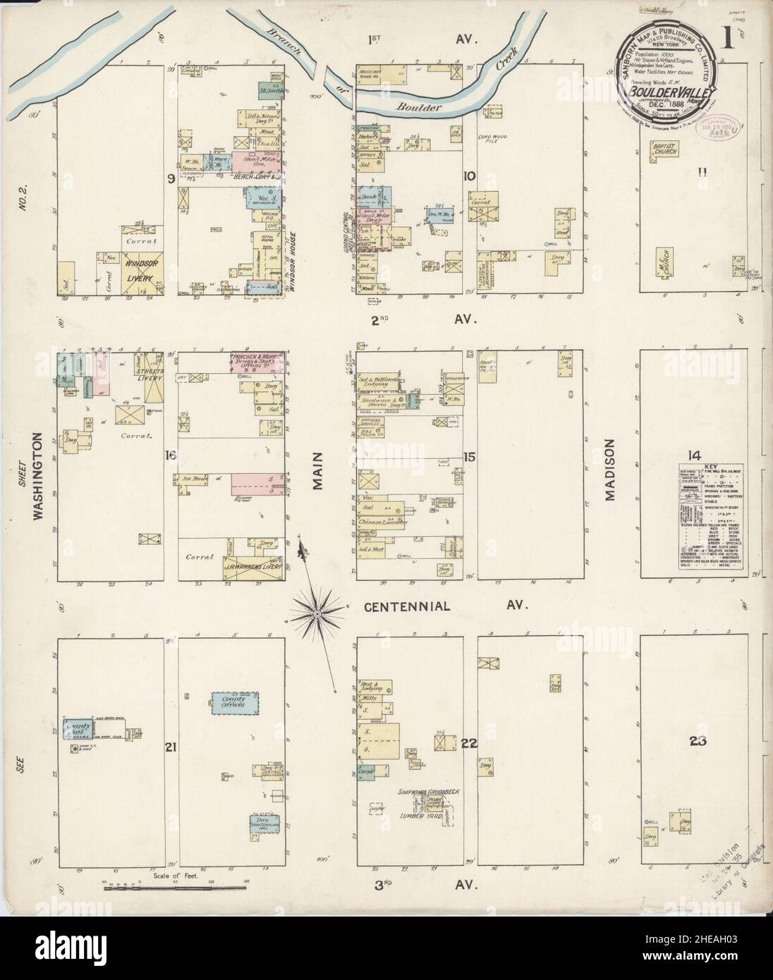 Map of boulder montana hi-res stock photography and images - Alamy
