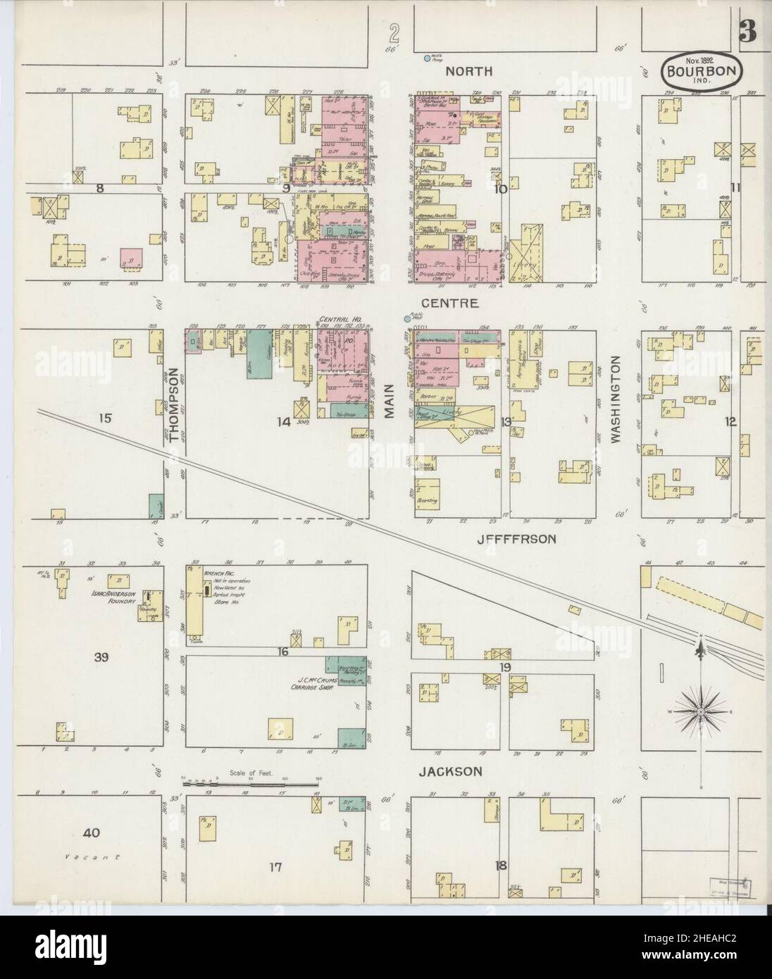Bourbon county map hi-res stock photography and images - Alamy