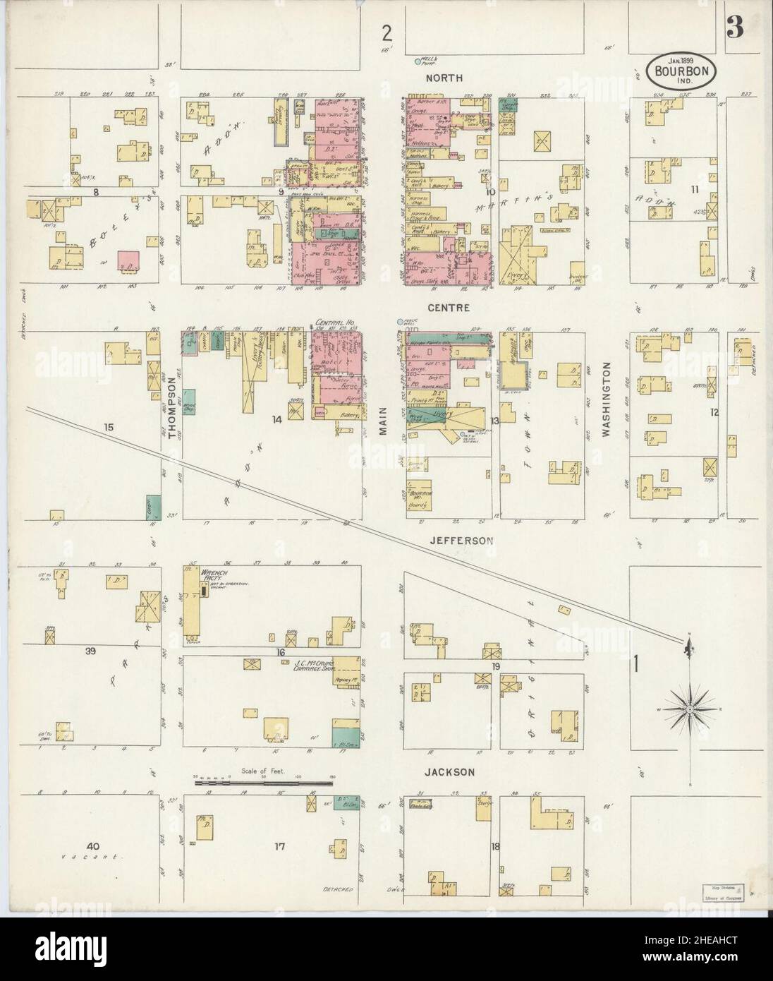 Bourbon county map hi-res stock photography and images - Alamy