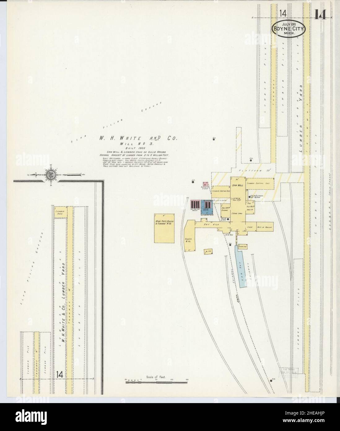 Map of boyne city hi-res stock photography and images - Alamy