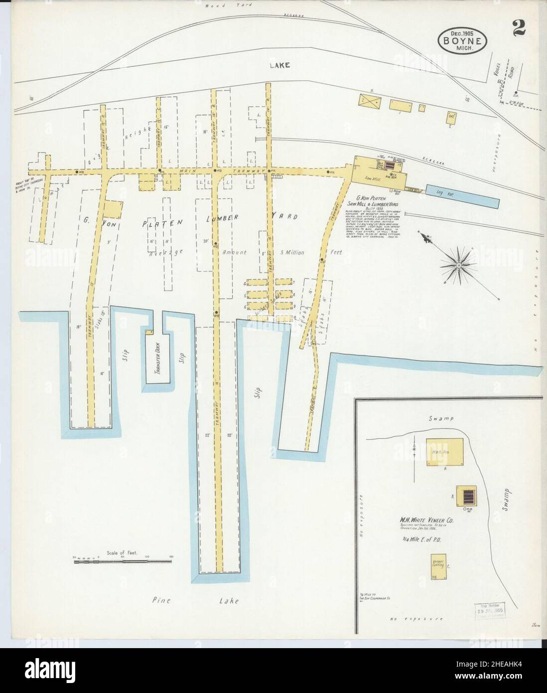 Map of boyne city hi-res stock photography and images - Alamy