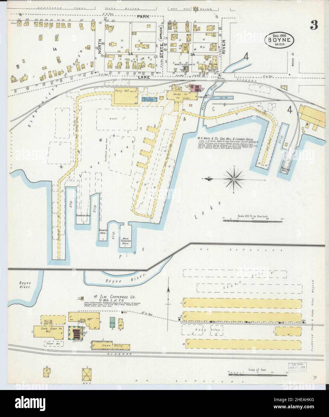 Map of boyne city hi-res stock photography and images - Alamy