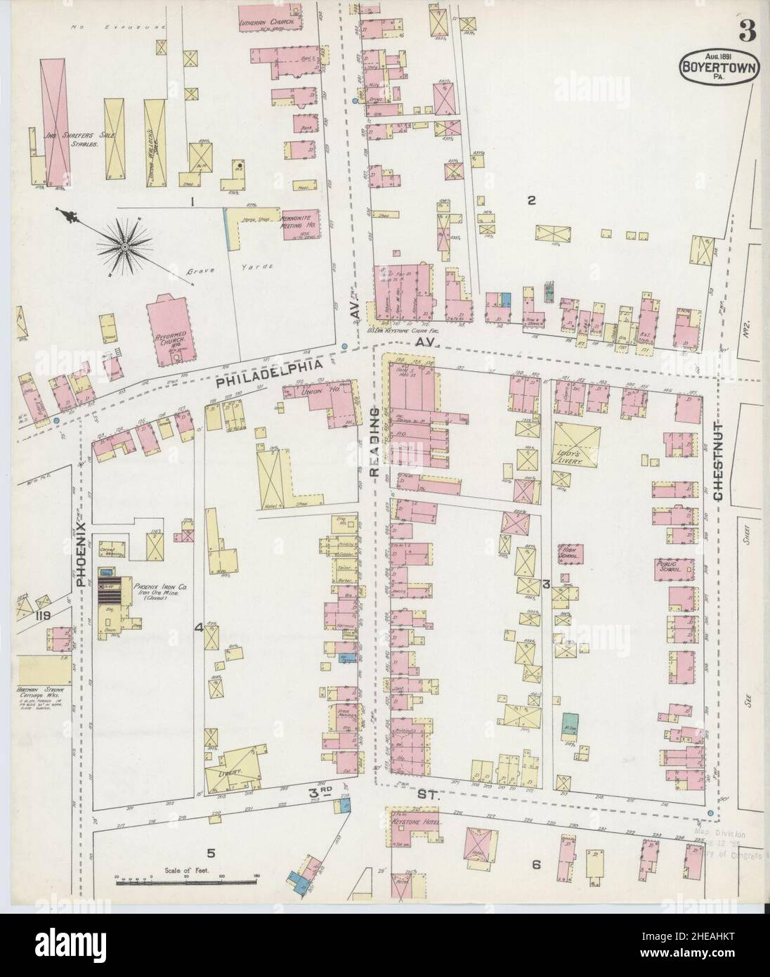 Map of boyertown hi-res stock photography and images - Alamy