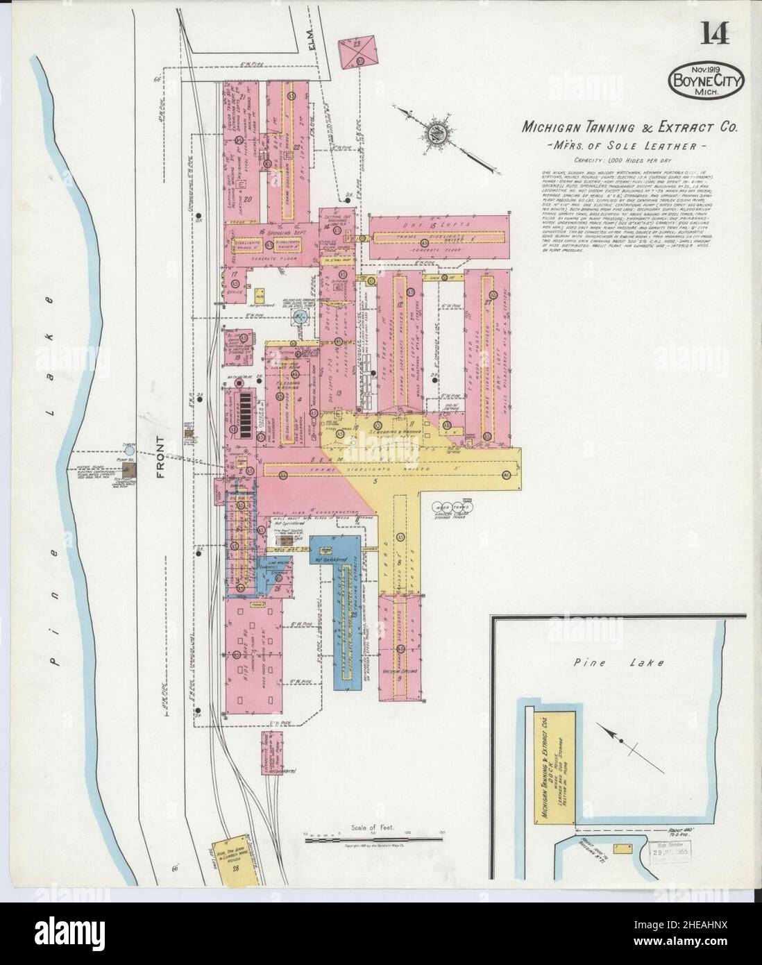 Map of boyne city hi-res stock photography and images - Alamy