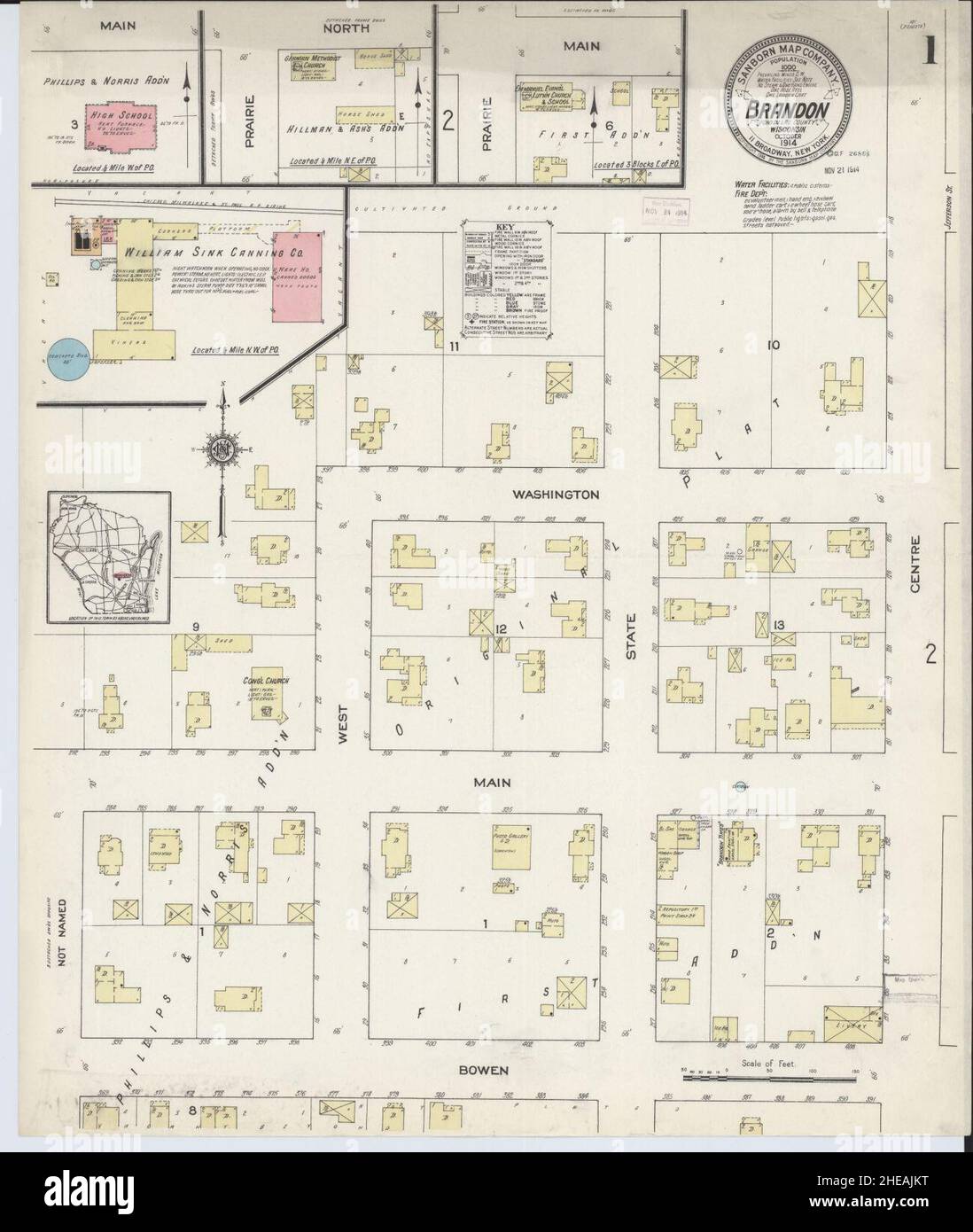 Fond du lac map hi-res stock photography and images - Alamy