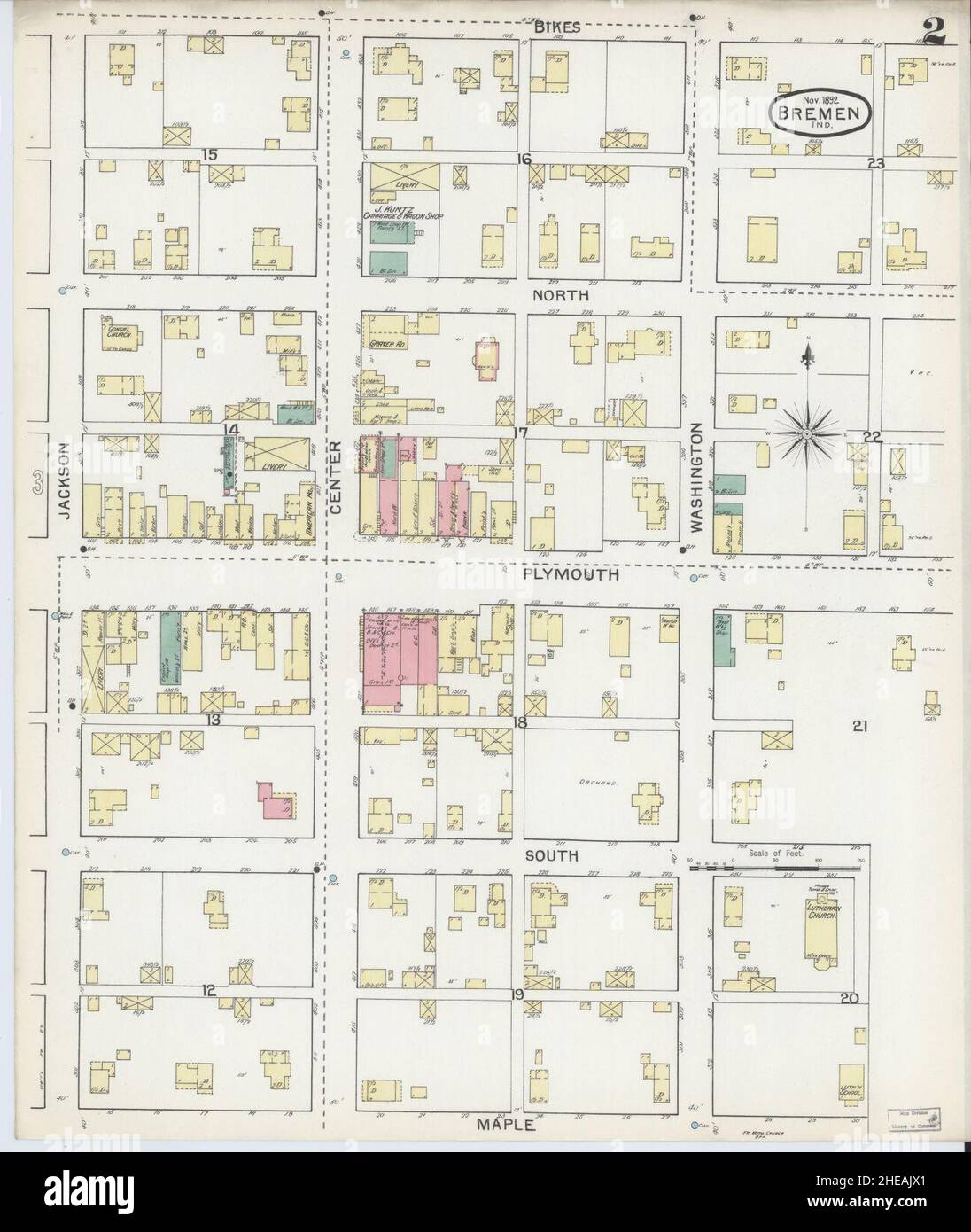 Marshall indiana map hi-res stock photography and images - Alamy