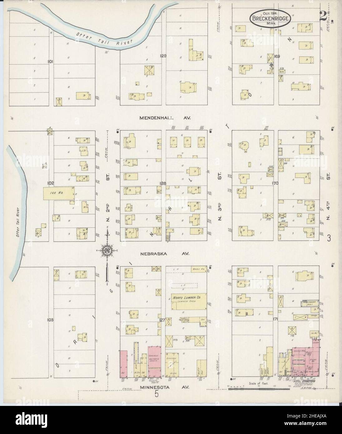 Sanborn Fire Insurance Map from Breckenridge, Wilkin County, Minnesota ...