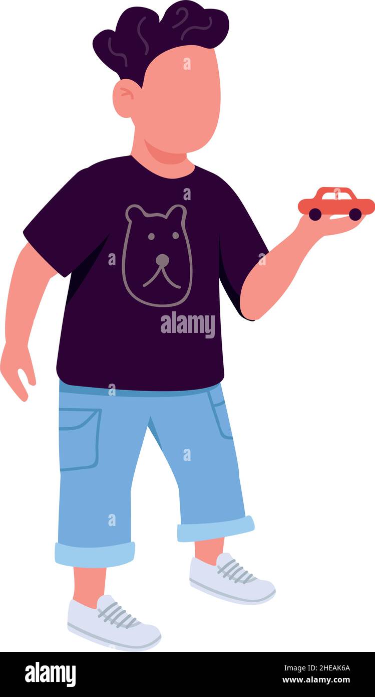 Boy hold car Stock Vector Images - Alamy