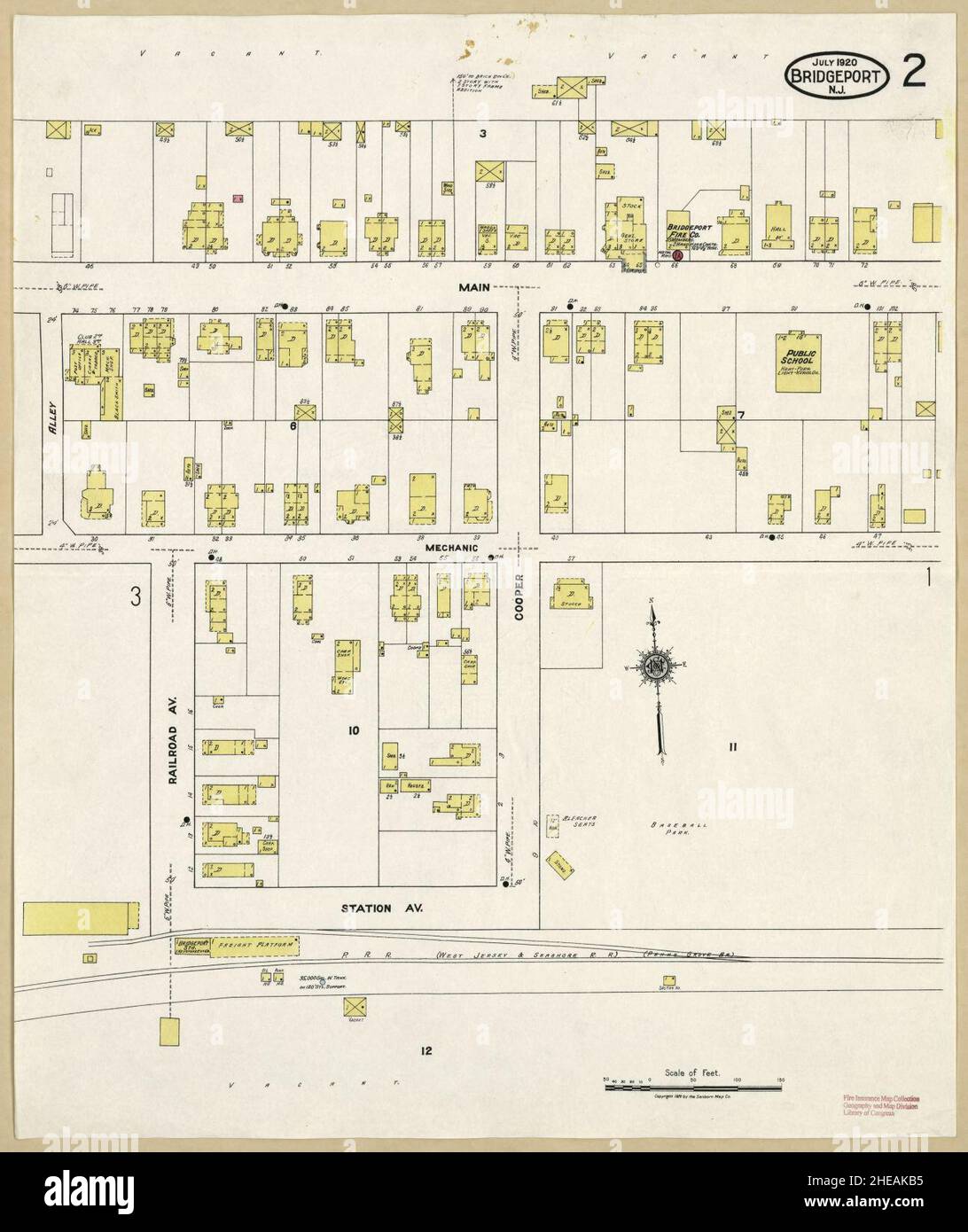 Map of bridgeport new jersey hi-res stock photography and images - Alamy