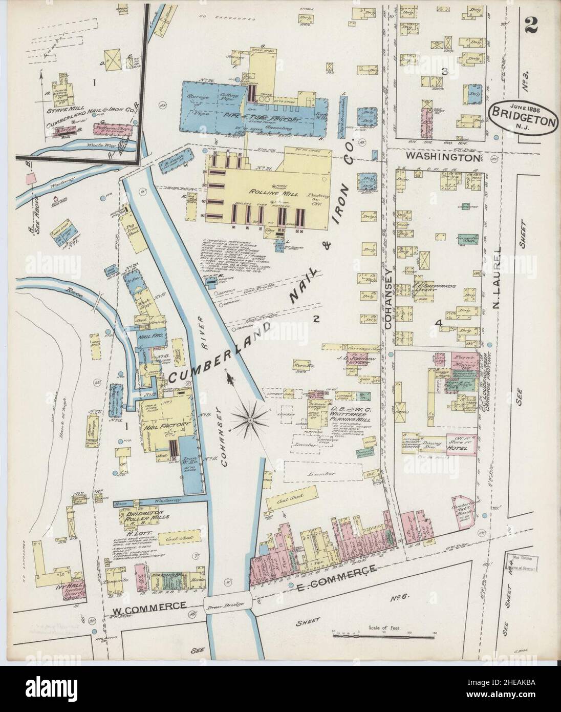 Bridgeton map hi-res stock photography and images - Alamy