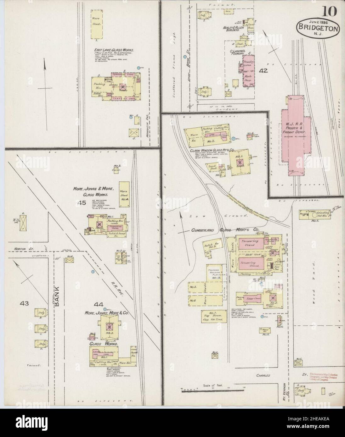 Bridgeton map hi-res stock photography and images - Alamy