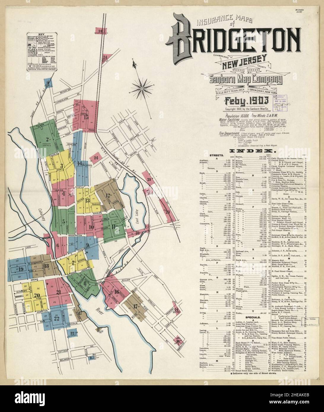 Bridgeton map hi-res stock photography and images - Alamy