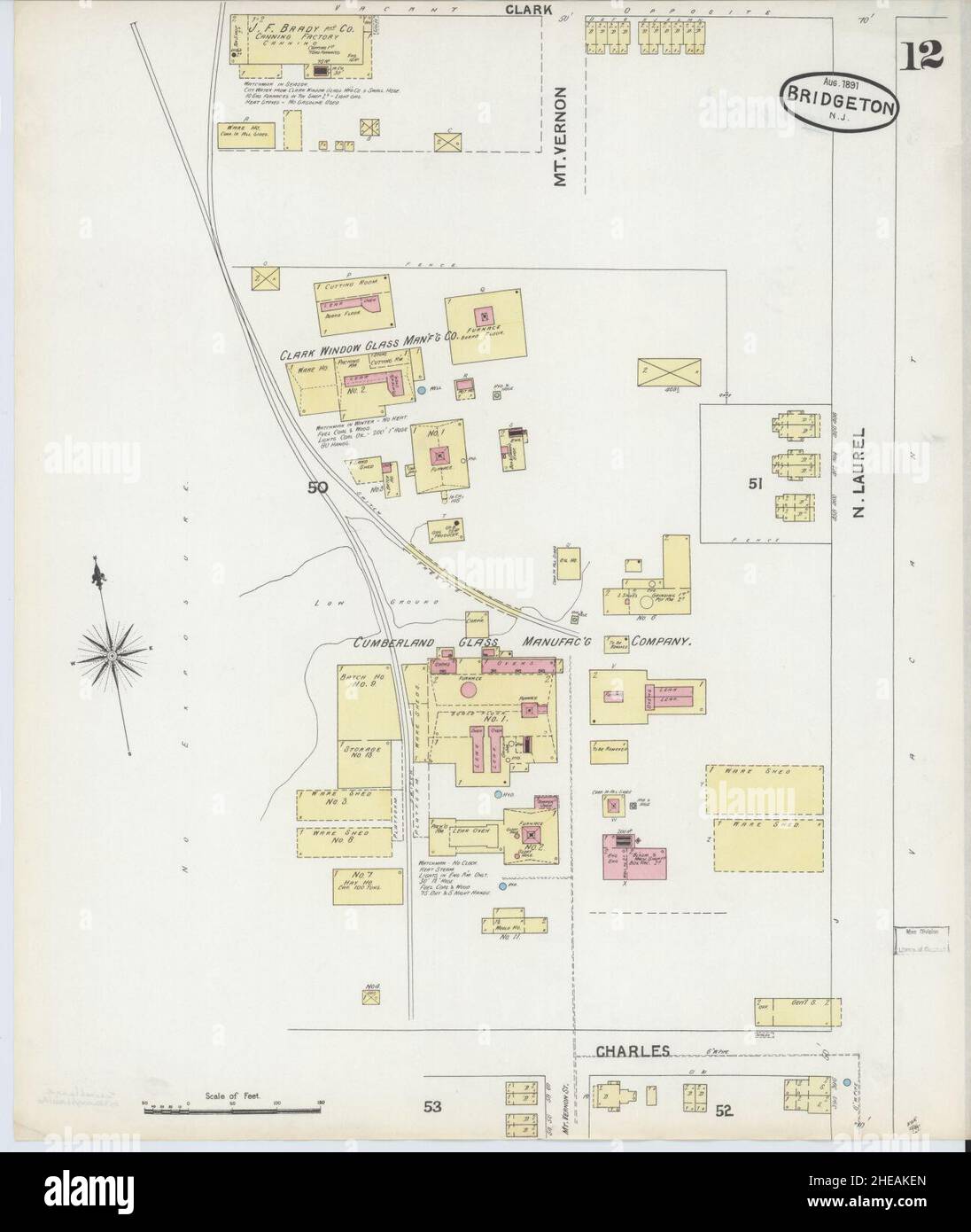 Bridgeton map hi-res stock photography and images - Alamy